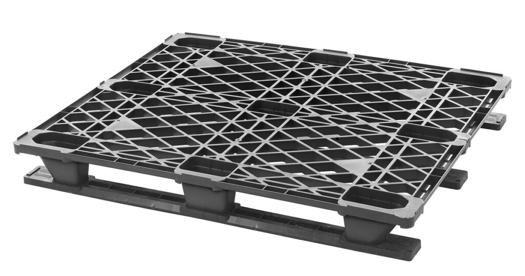 40 x 48 CP EXP One-Way Export Pallet w/Runners Plastic Pallets - ORBIS